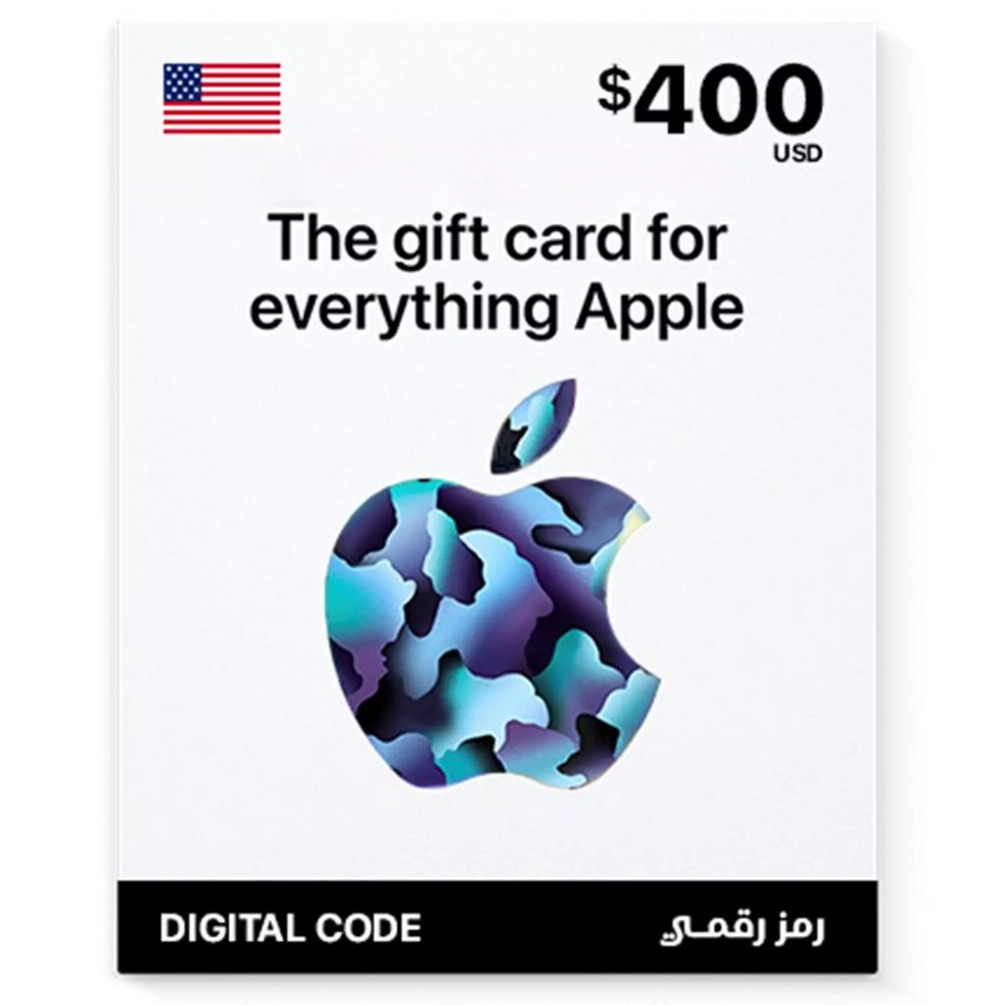 Подарочная карта Apple iTunes 400 USD (США)
