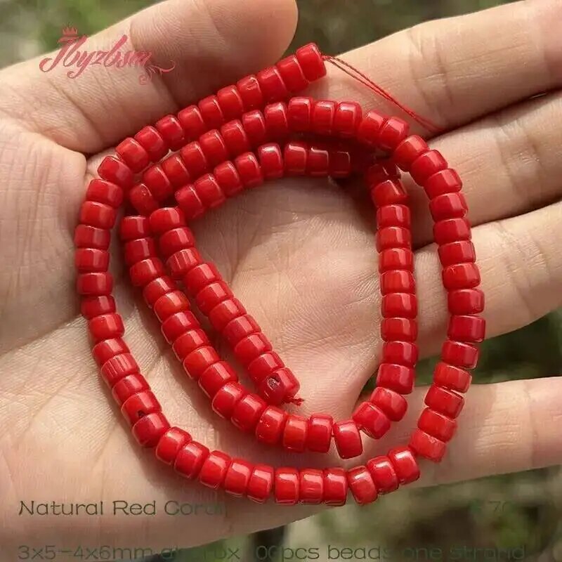 Каменные бусины из коралла jbyzbsm