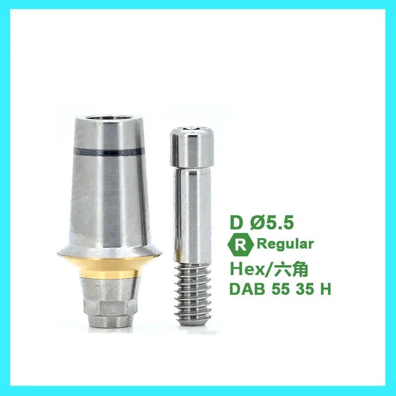 Модель зубов с орто-металлическим кронштейном OEMG DAB 55 35 H