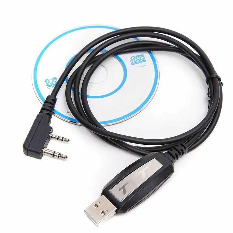 Цифровая портативная рация TYT DMR MD-UV390 MD-380/390 линия программирования частоты записи для портативной рации