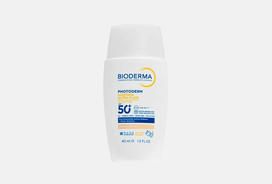 Bioderma Photoderm XDefense Ultra-Fluid Солнцезащитный флюид для лица SPF50+ 40 01, Very light