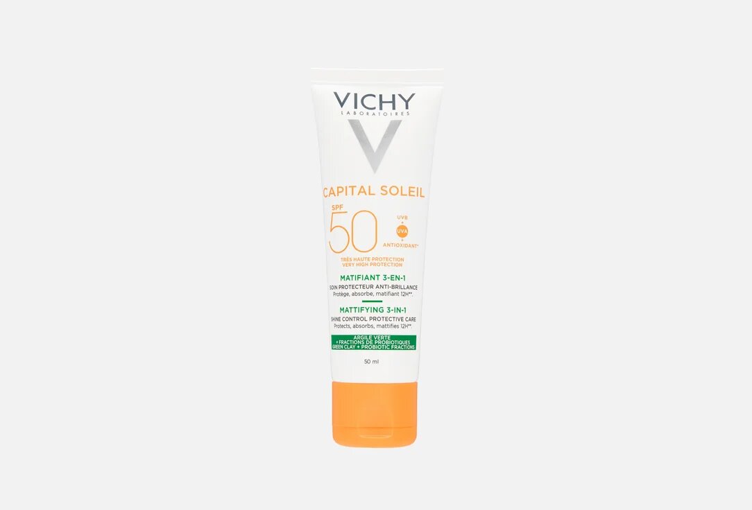 VICHY capital Soleil matifiant 3 in 1 Крем для лица SPF50+ 50 мл