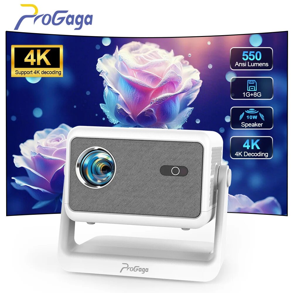 Проектор ProGaga PG370MAX 1080P EU Plug