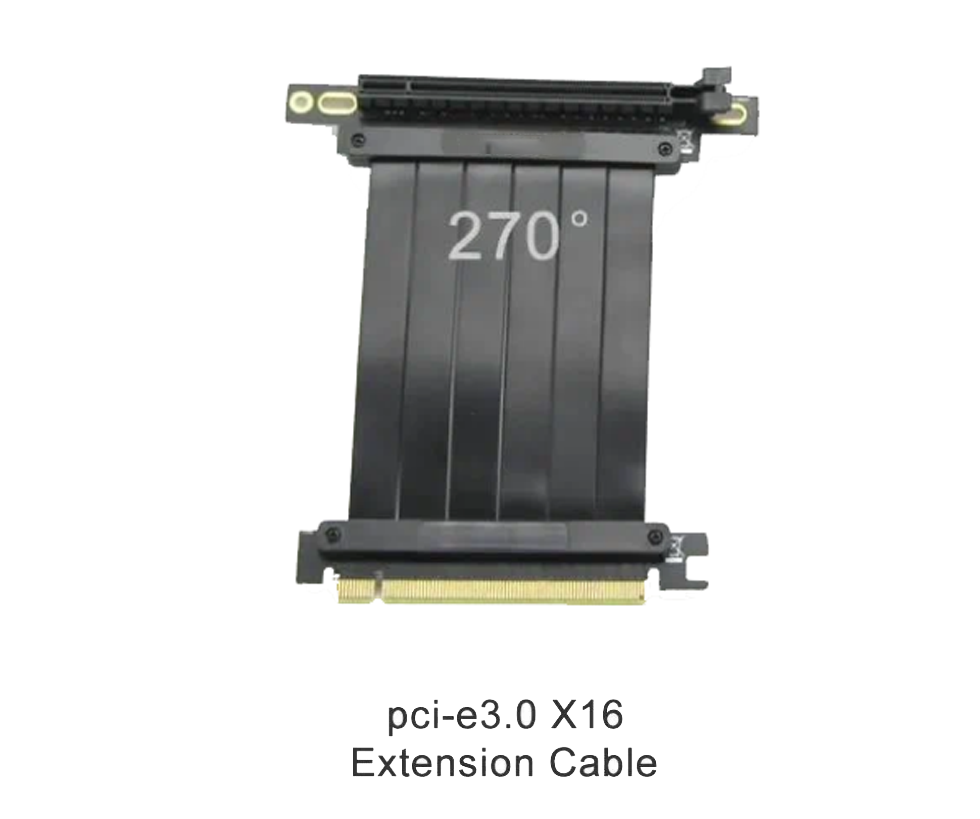 Кабель PCIE Riser для графической карты, экранированный удлинитель PCI Express Riser с защитой от помех для графического процессора