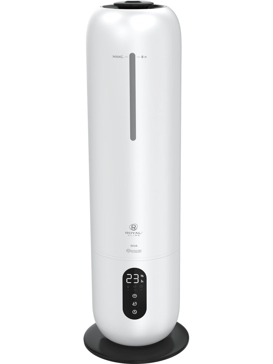 Увлажнитель воздуха ультразвуковой Royal Clima RUH-RV300/8.0E-WT, 8л, белый/черный