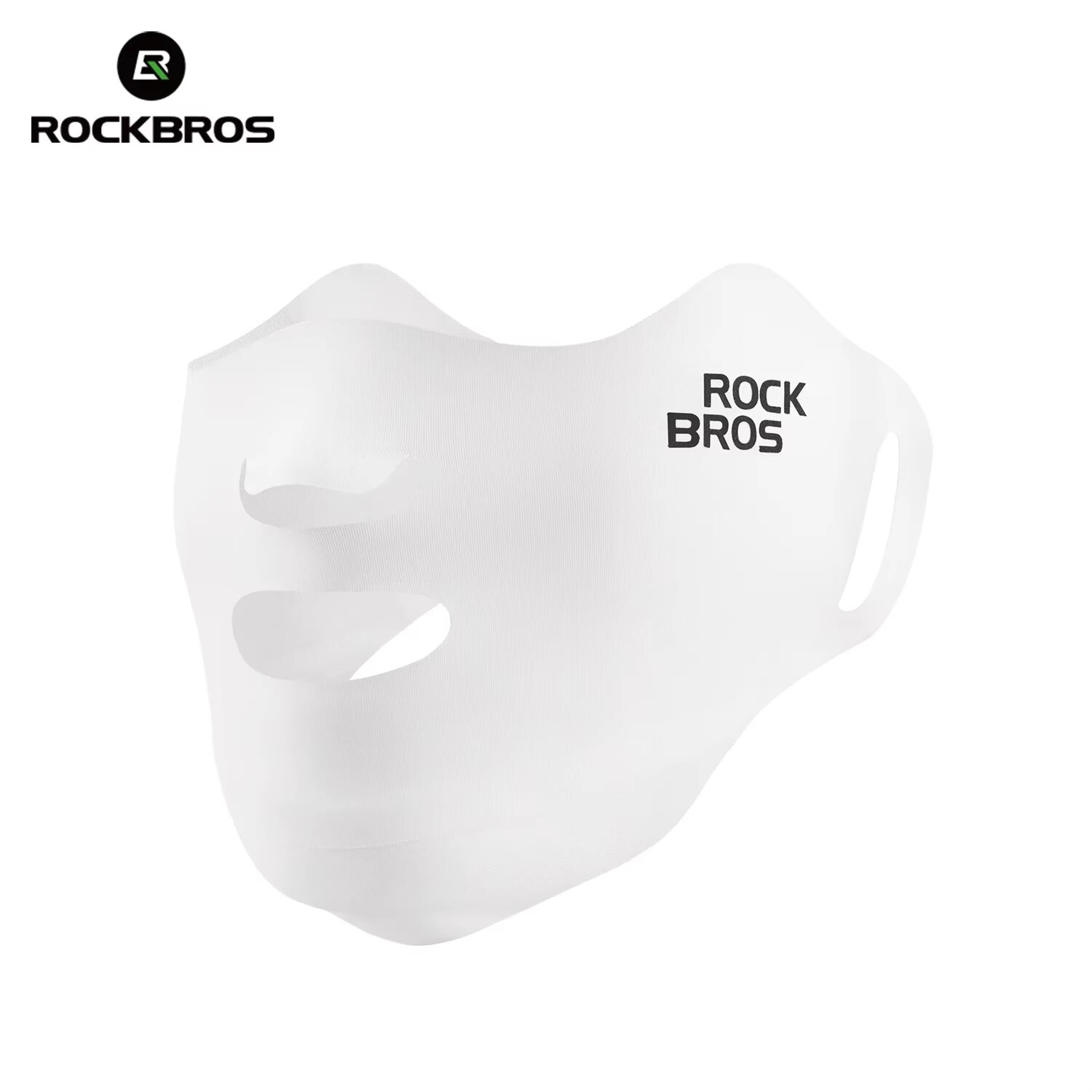 ROCKBROS Белая маска для лица UPF50+ 1PC
