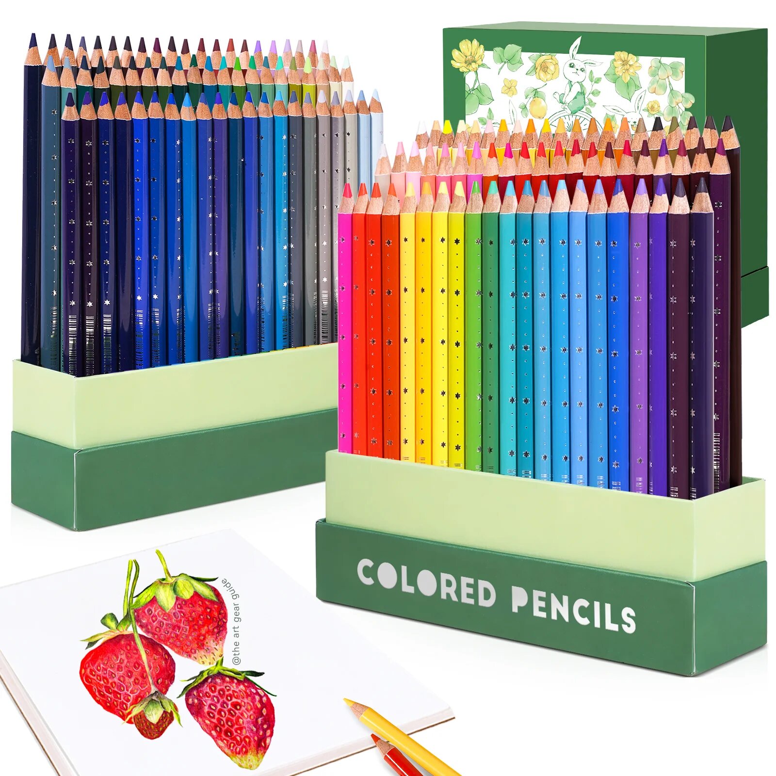 Arrtx цветные карандаши 126 шт. 126 colors