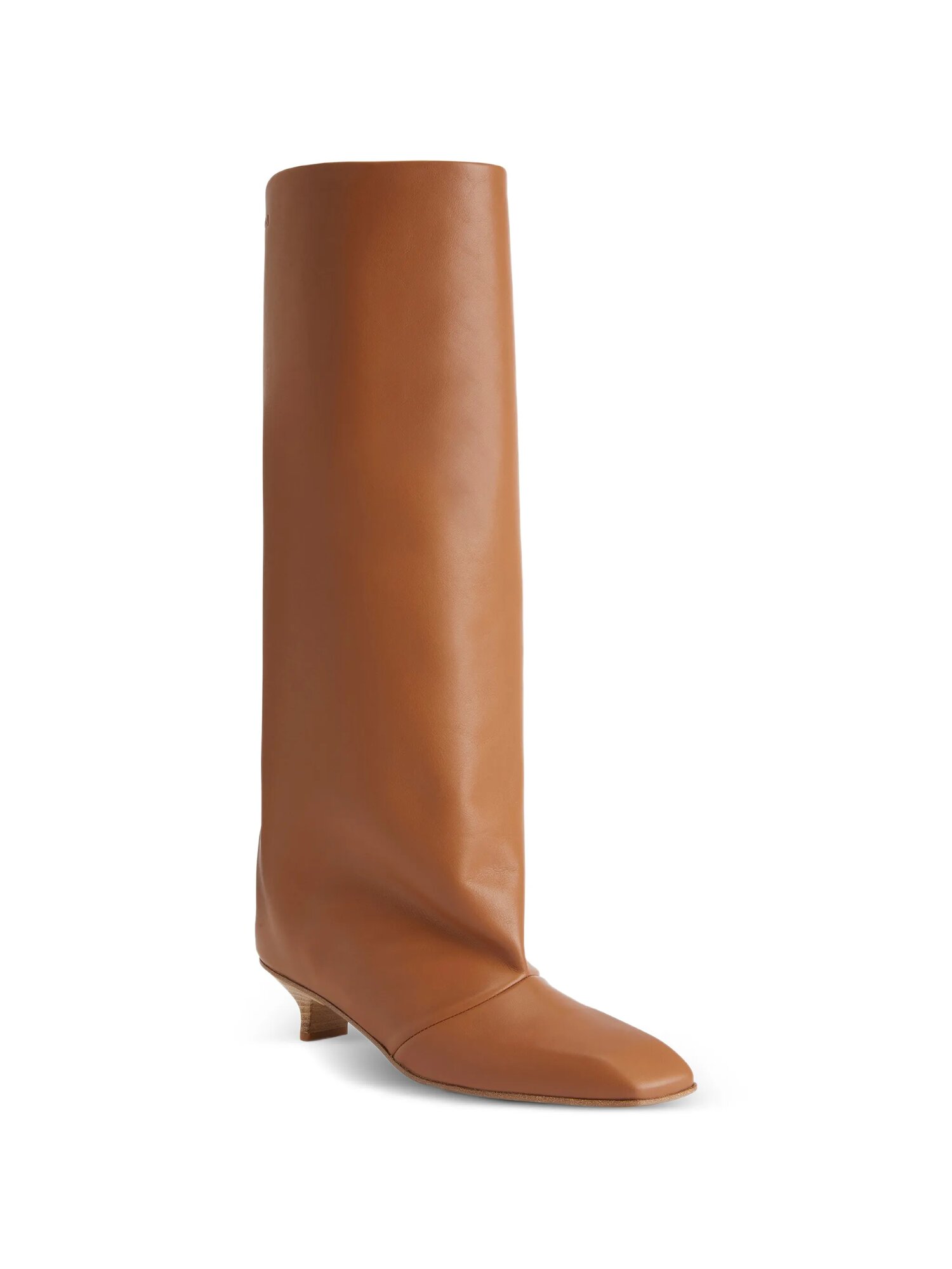 Ботинки Giuseppe Zanotti Pointed-toe knee-high boots, размер 38,5 EU, коричневый — фото 1