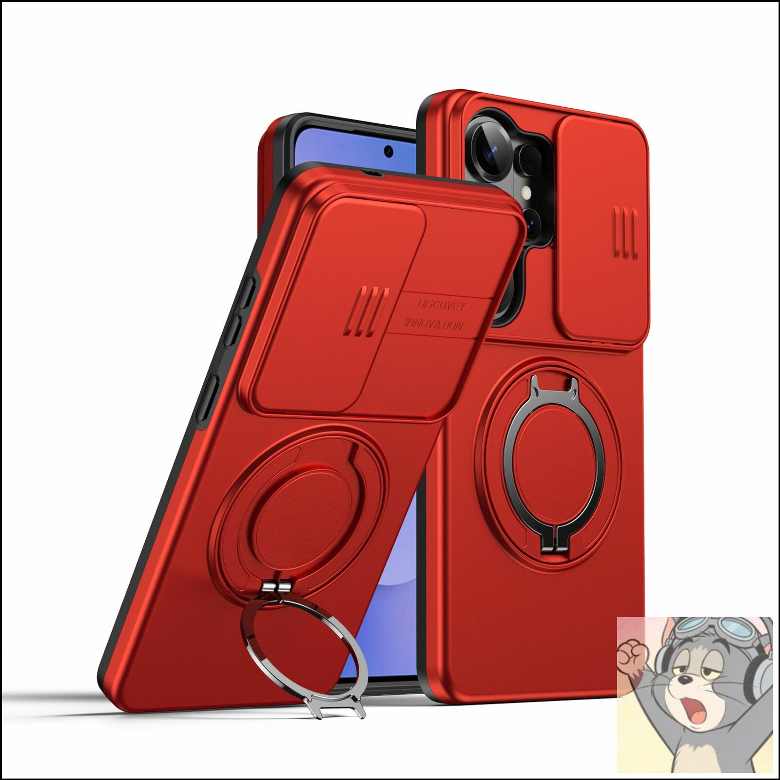 Подходит для Samsung Galaxy S26 Ultra с защитным чехлом для скользящей камеры