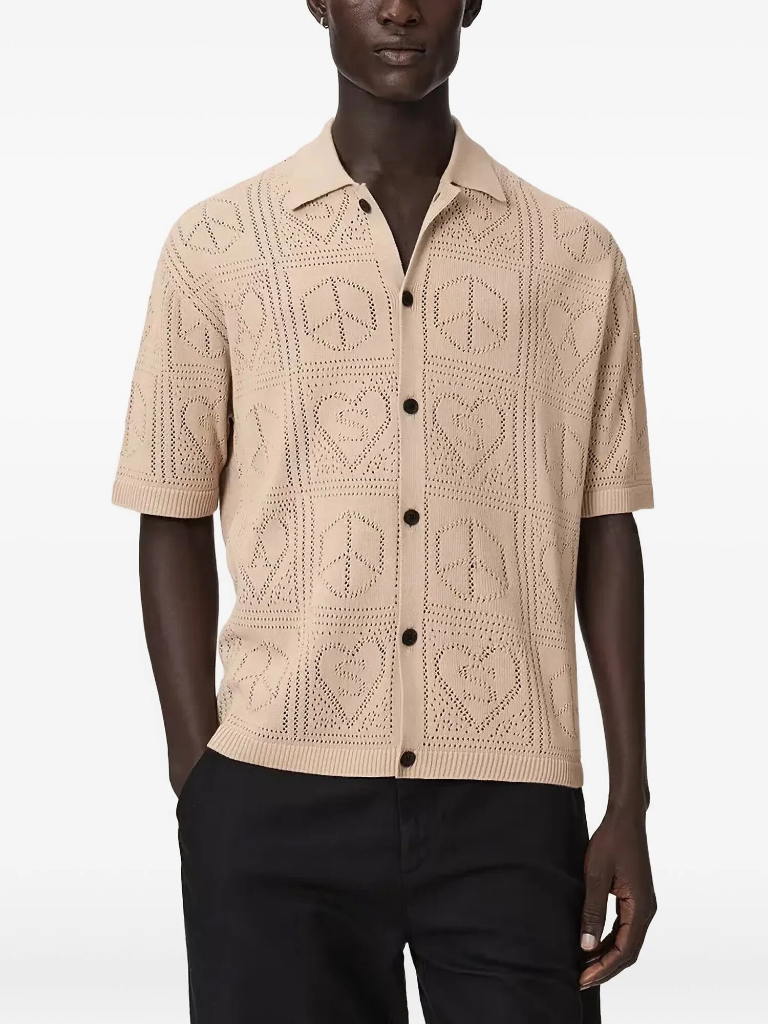 Кардиган Arktx perforated-knit short-sleeve cardigan