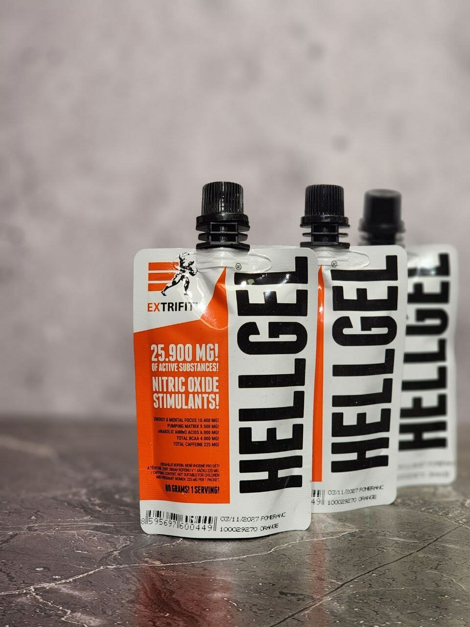 Изотонический гель EXTRIFIT - HELLGEL со вкусом Апельсин 1шт
