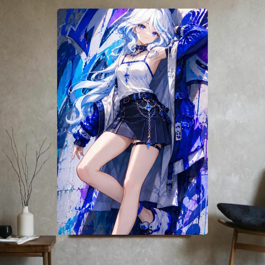 Картина на металле (Genshin Impact) 20*30 см