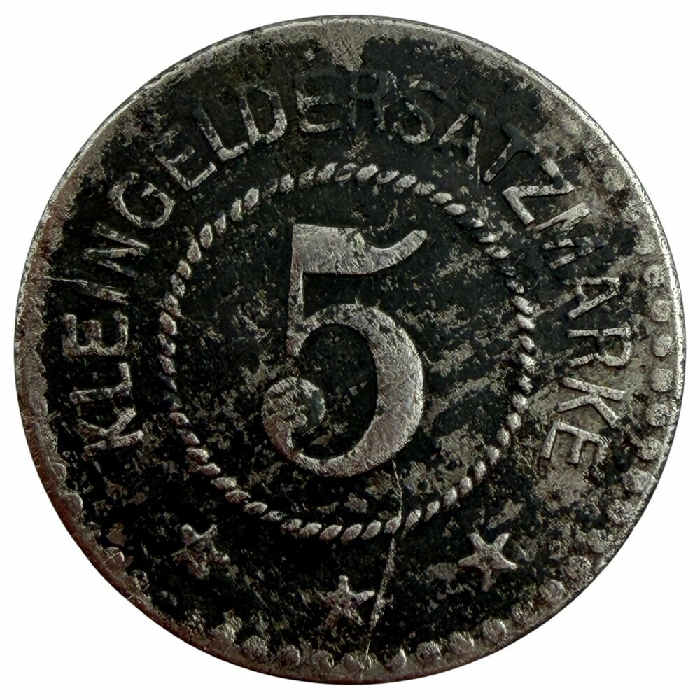 Германия, Лихтенфельс 5 пфеннигов 1914-1924 гг. (Fe) (Круг)