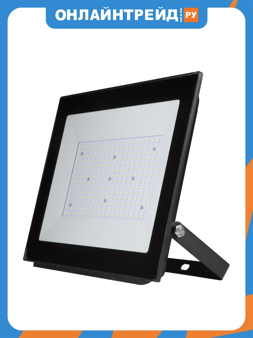 Прожектор Uniel ULF-F20-200W/4000K IP65 195-250В BLACK