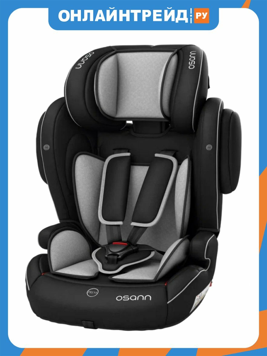 Автокресло Osann ru102-138-230 FLUX ISOFIX Grey Melange