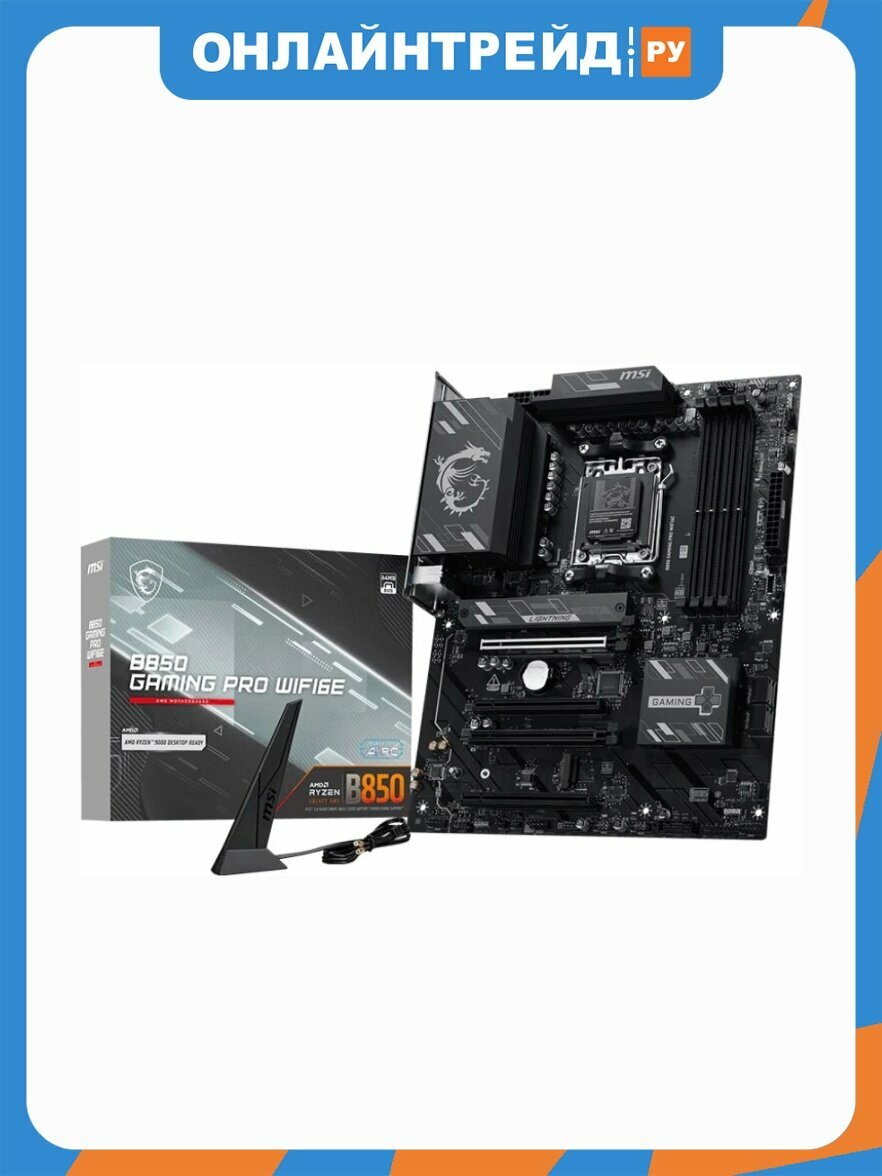 Материнская плата Msi B850 GAMING PRO WIFI6E (AM5, mATX)