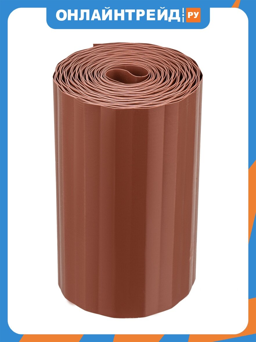Бордюр Palisad садовый 20 x 900 см коричневый 64485