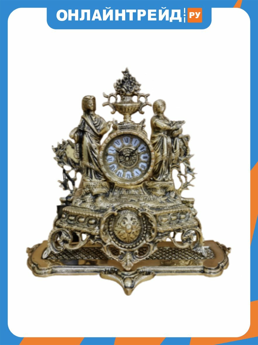 Каминные часы Belo DE Bronze "Свидание", бронзовые BP-27077-D