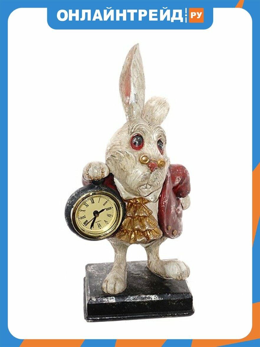 Фигурка декоративная Remeco Collection "Кролик" с часами 723191