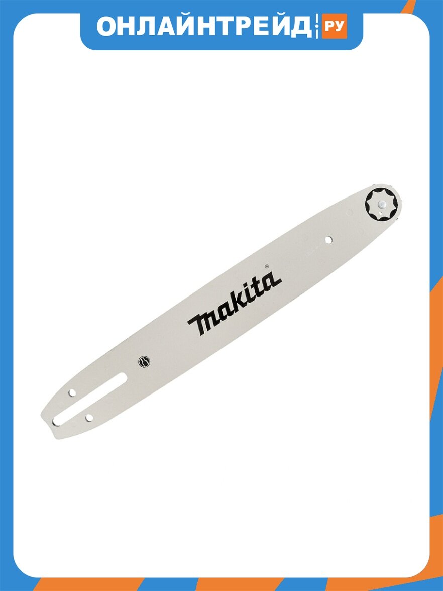 Шина Makita , длина 35см/14", шаг3/8", паз 1,1мм, SN, M-L, 52 звена