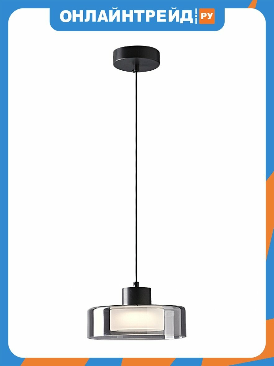 Подвесной светильник Lightera Crater LE120L-15B, LED, черный