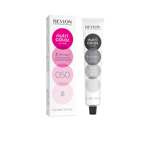 REVLON PROFESSIONAL Прямой краситель без аммиака в тубе Nutri Color Filters, 050 Розовый, 100 мл 050 Розовый