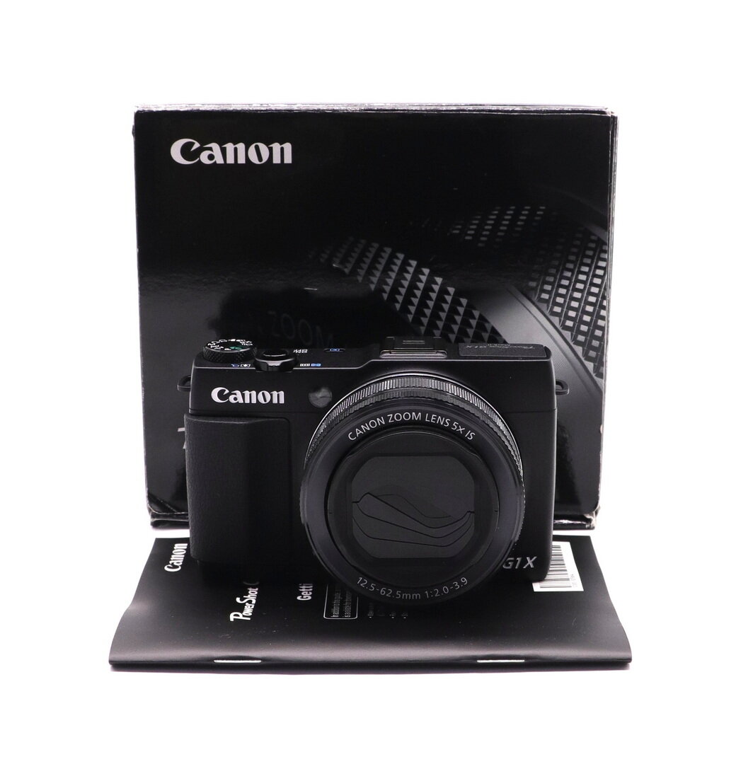 Камера Canon PowerShot G1 X Mark II в упаковке