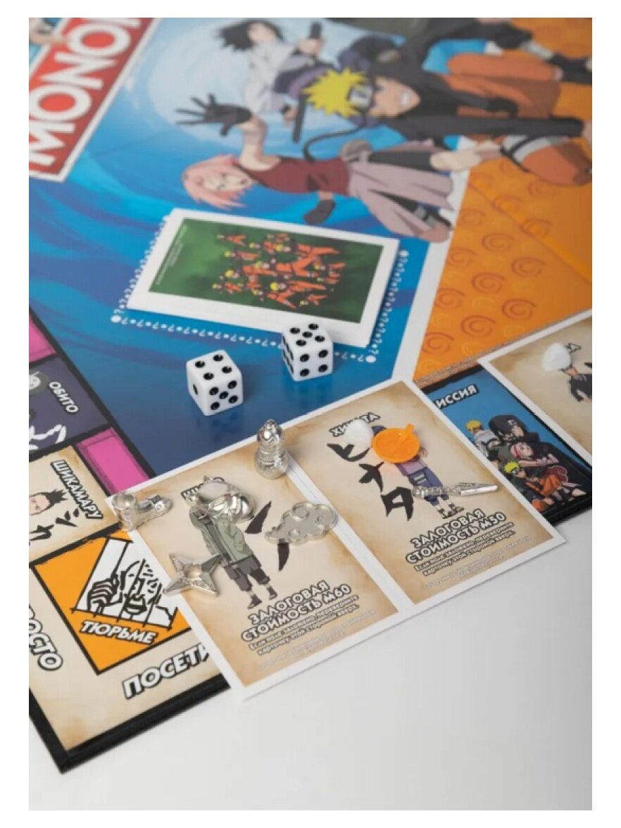 Настольная игра Hasbro Монополия. Наруто — фото 1