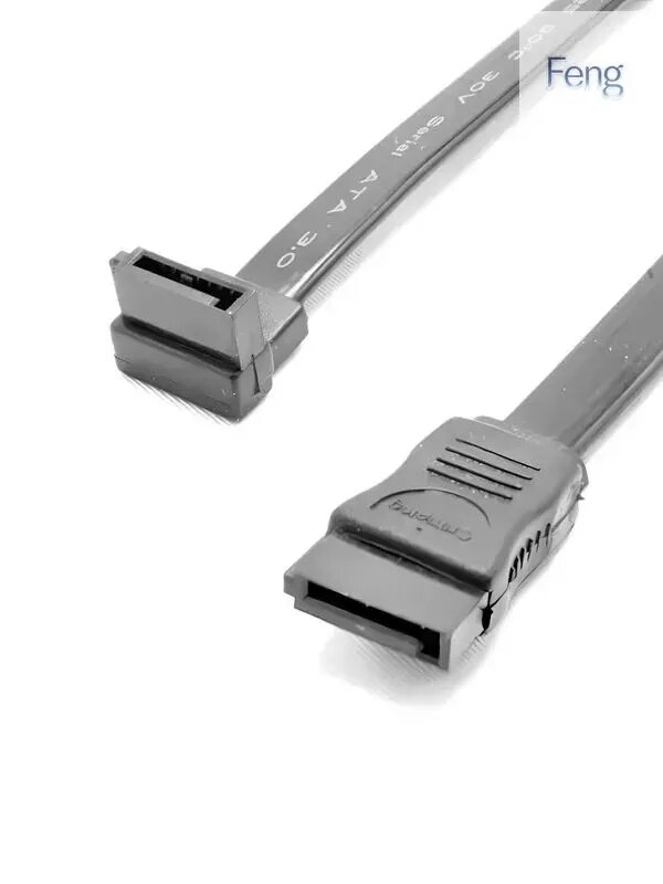 Кабель для компьютерной периферии SATA/eSATA 7-pin/SATA/eSATA 7-pin, черно-серый