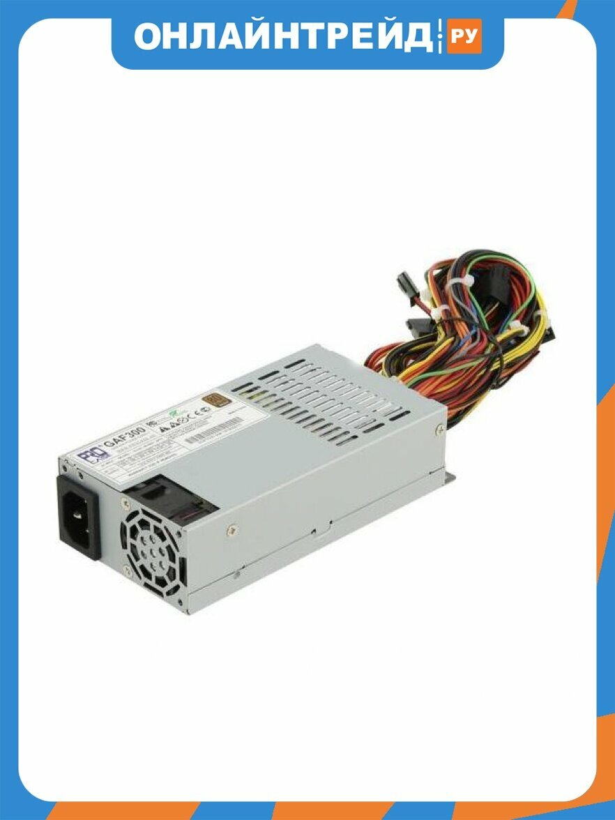 Блок питания Procase GAF300 [GAF300] {1U FlexATX 1FAN (300W), 80+Bronze, 150*80*40mm, +5B=14A, +12B=