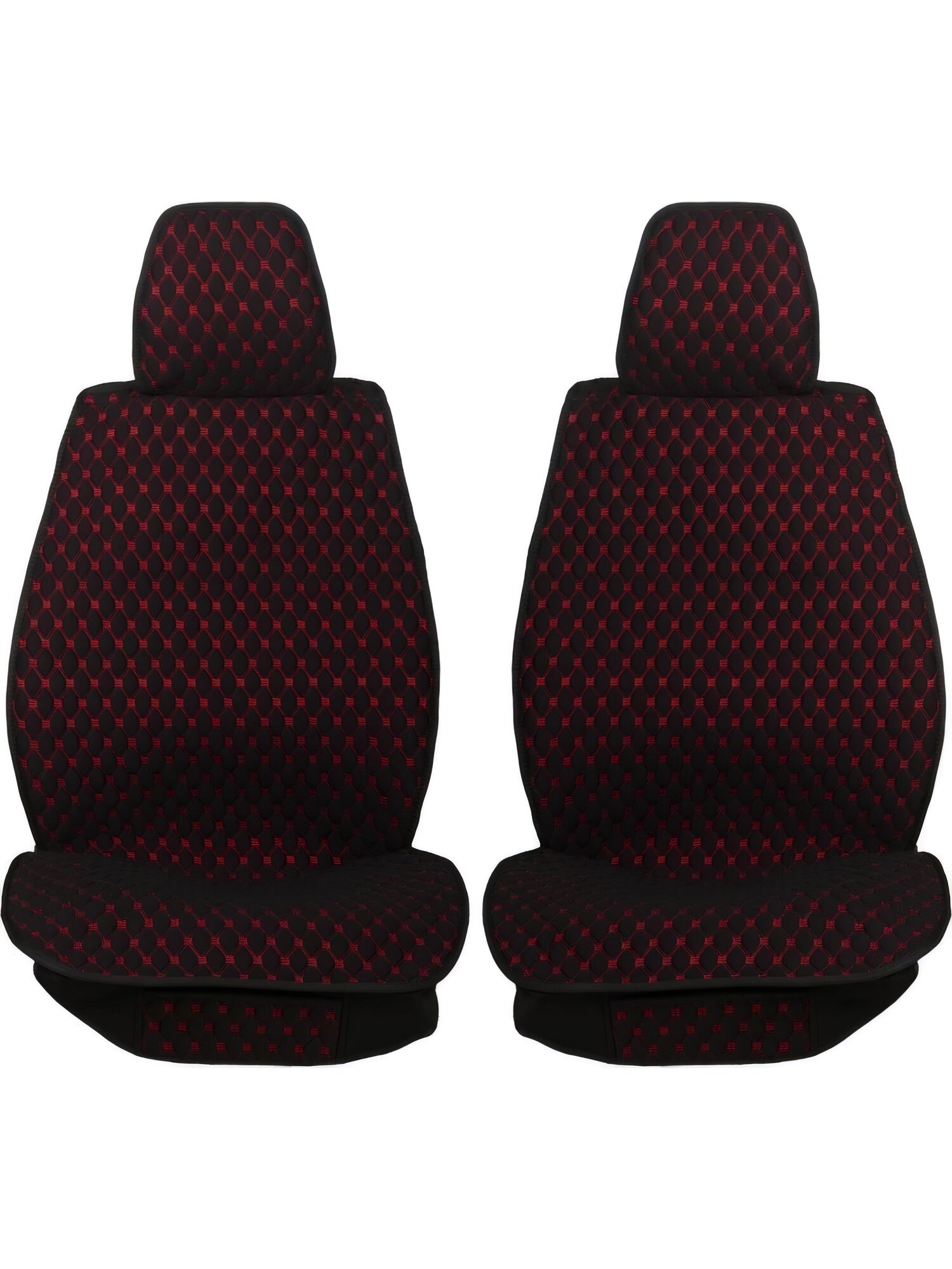 Накидки каркасные из ткани Seintex 317855 Classic Ultra чёрные, строчка красная