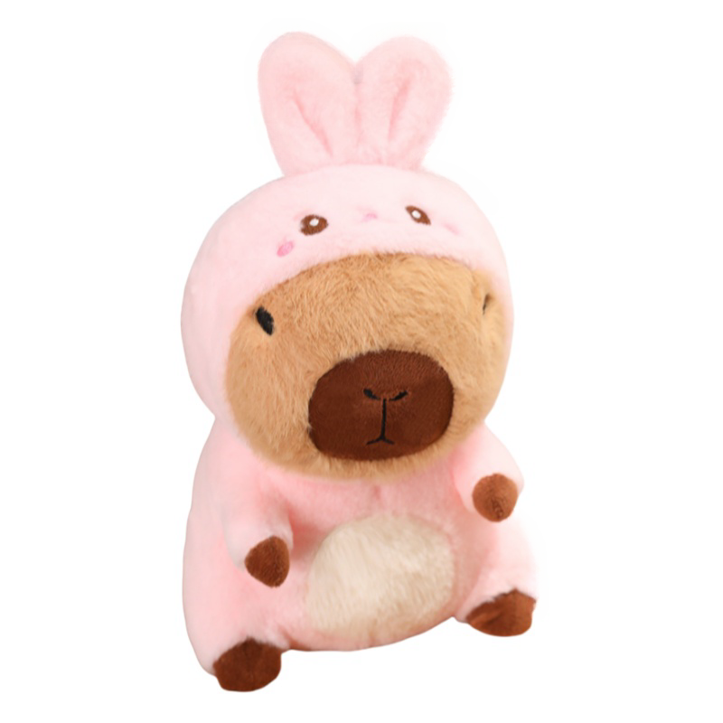 Плюшевая игрушка-капибара унисекс KUMAOYA Transformation Rabbit, 30CM EU