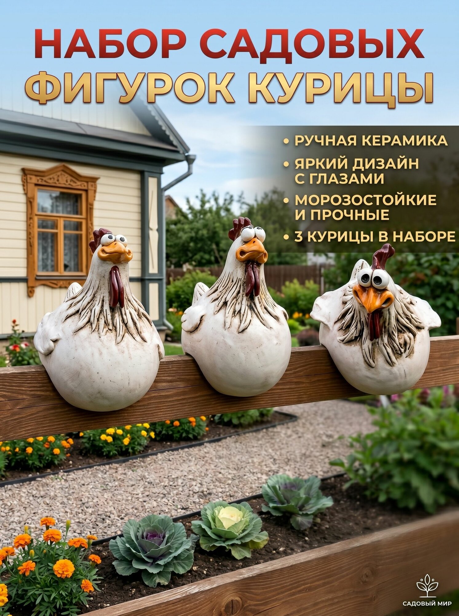 Фигурка садовая
