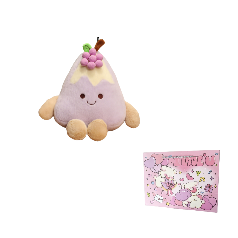 Плюшевая игрушка унисекс PUDOWRABBIT Милые куклы из фруктового торта, 60CM EU, Grape Cake