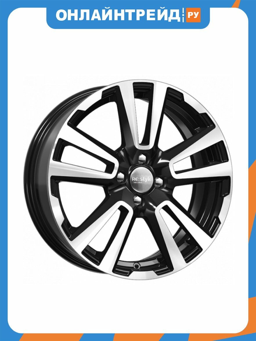 Диск K&k КС874 6.5x17/4x100 D60.1 ET41 алмаз чёрный