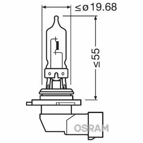 Лампа hb3 60w ( Osram 9005NL2HB