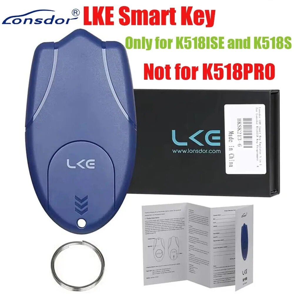 Эмулятор смарт-ключа Heynes Lonsdor LKE 5 в 1 для программатора ключей Lonsdor K518ISE K518S поддерживает автономное расчет