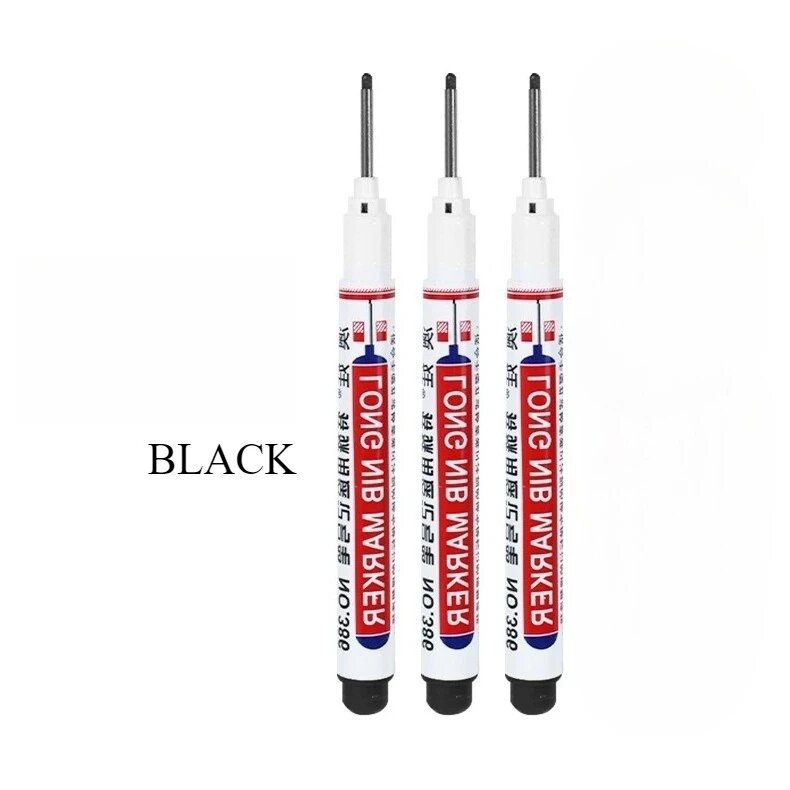 Маркеры для глубоких отверстий 3 шт Черный, 3PCS BLACK
