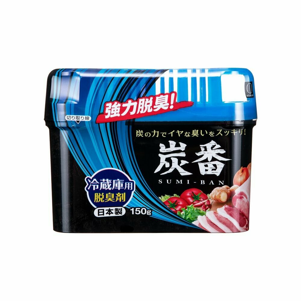 Kokubo Sumi-Ban Дезодорант-поглотитель запахов с древесным углем (для общего отделения холодильника), 150 гр.
