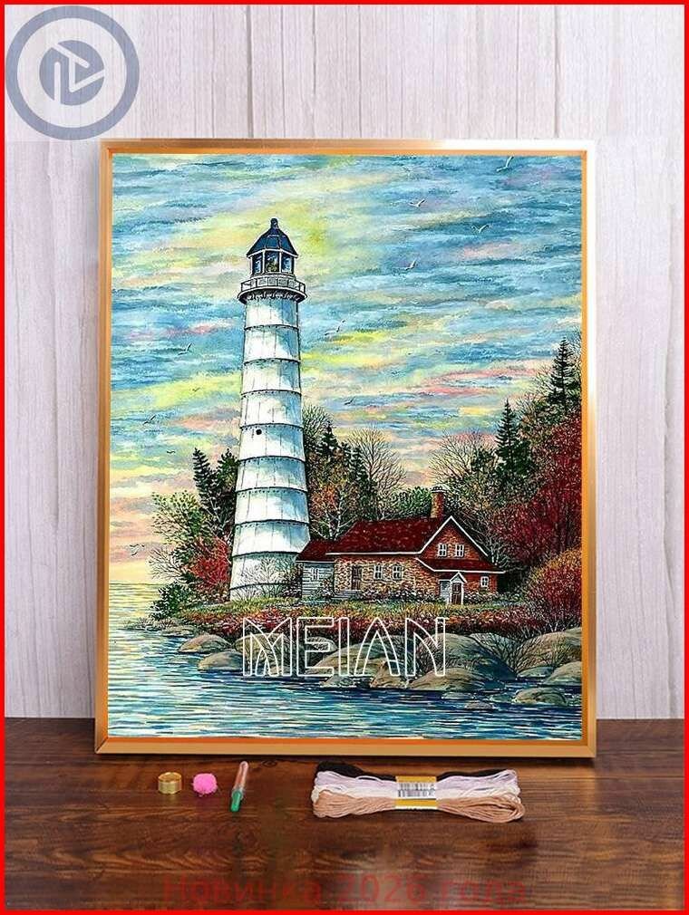 MEIAN Набор для вышивания,30x40CM,11CT,40 цветов