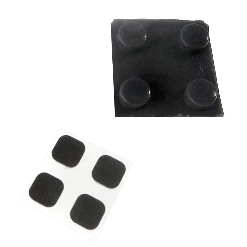 Резиновые накладки на ножки для 3DS XL 3DS LL Черный, black