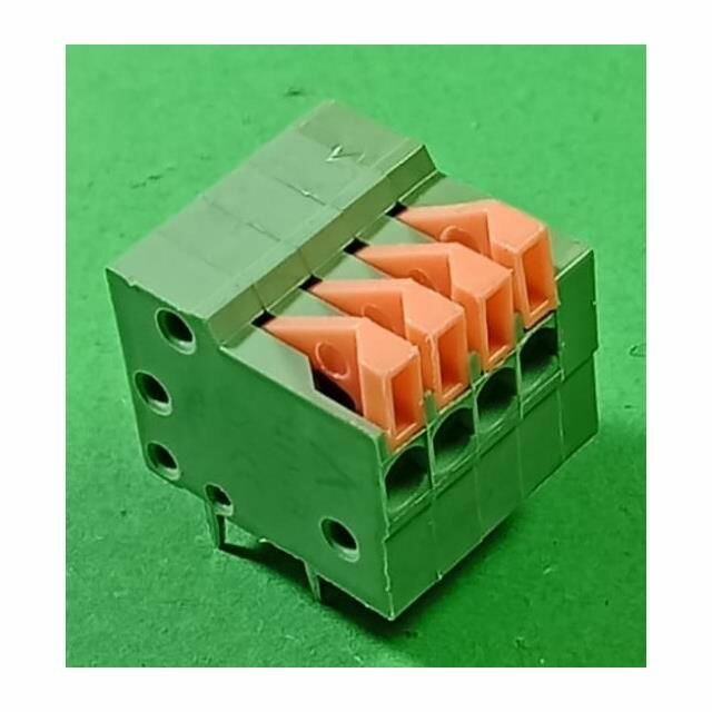 Разъем Клеммник 4pin шаг 2,54мм KF141-2x4P терминальный блок(колодка на плату для провода под винт)