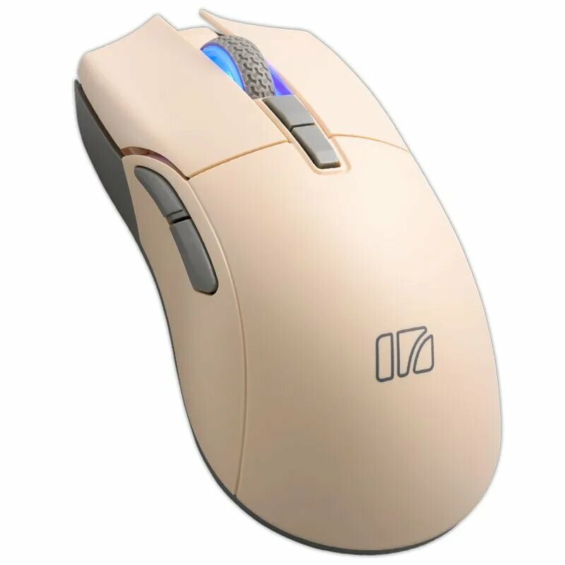 Игровая мышь беспроводная Irocks M31R PAW3395, бежевый