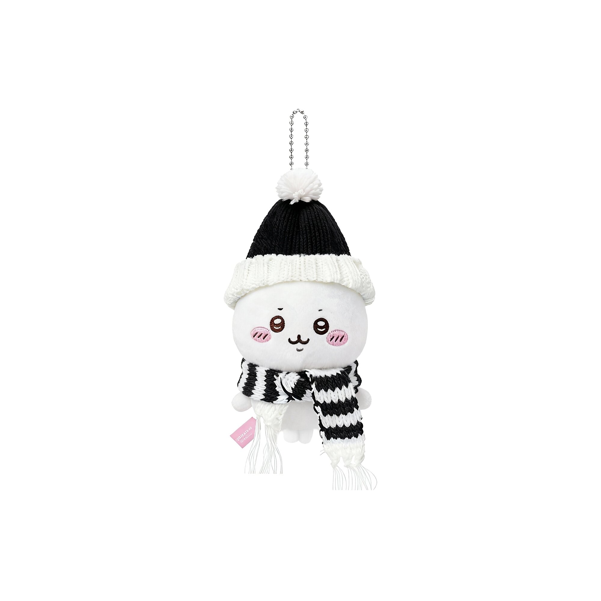 Miniso X chiikawa Усаги Хачиваре Чиикава Зимний Красный Синий Черный Шарф Плюшевые брелки H9,5 10 10,5 11см