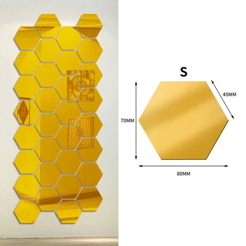 Зеркало на стену S-Gold, 60 шт.