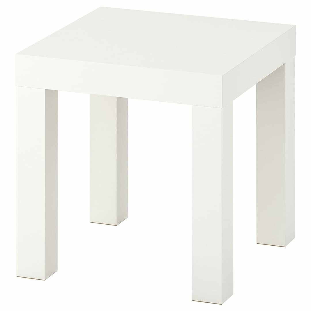 Приставной столик IKEA LACK, белый, 35x35 см 305.147.91