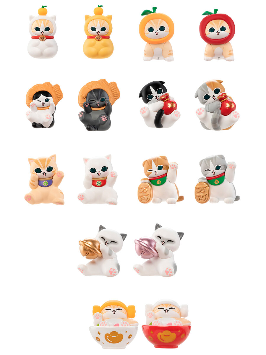 Фигурка Аниме Mofusand Fortune Neko Series Mini Figures в ассортименте 1 шт Blind Box