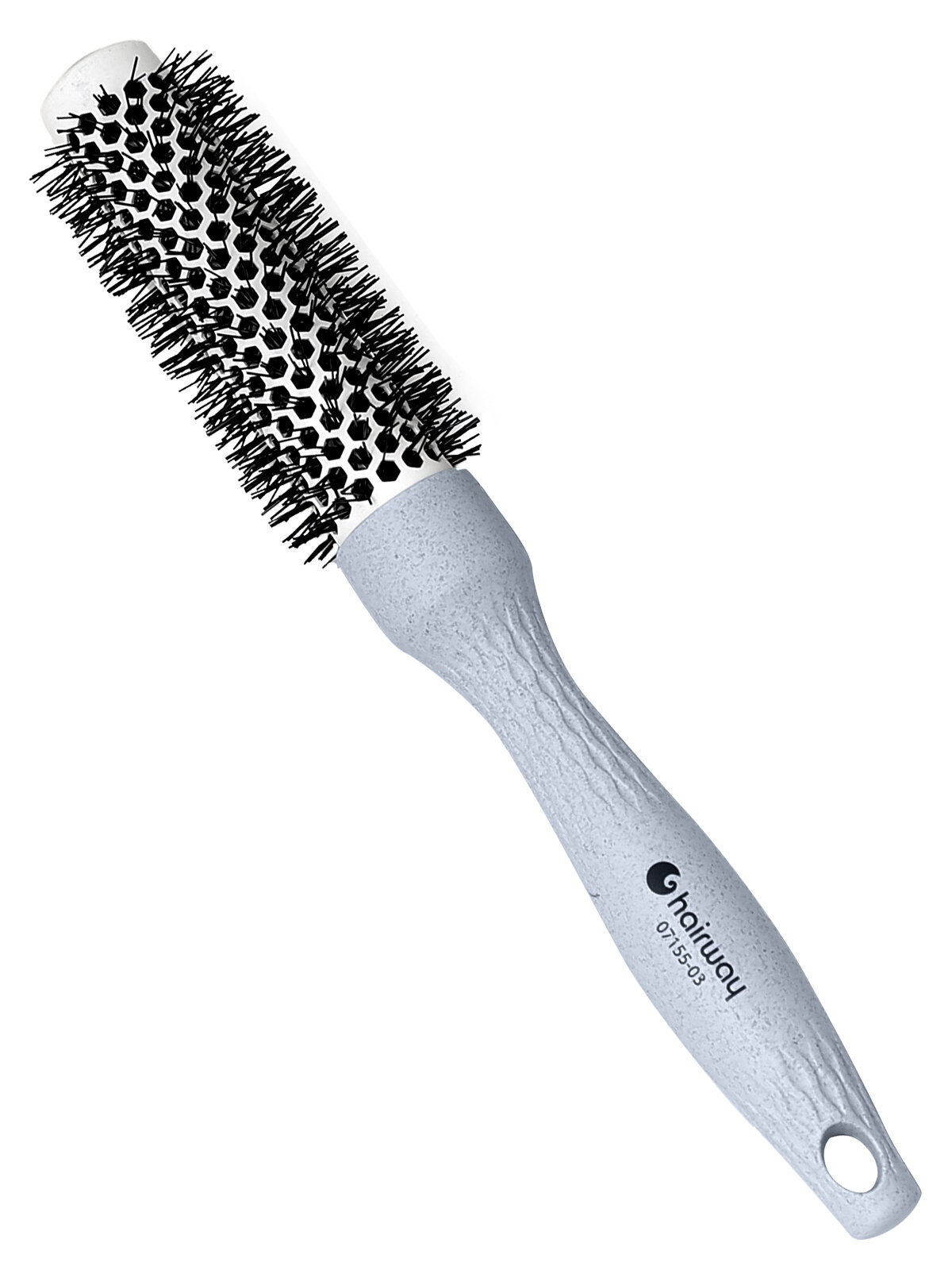 Термобрашинг Hairway Professional ECO, 25 мм, голубой, биоразлагаемый, керамический