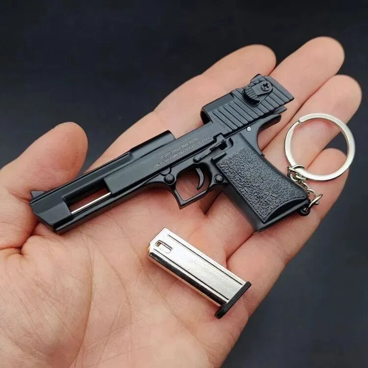 Мини металлический пистолет брелок Eagle масштаба 1:3 подарок игрушка