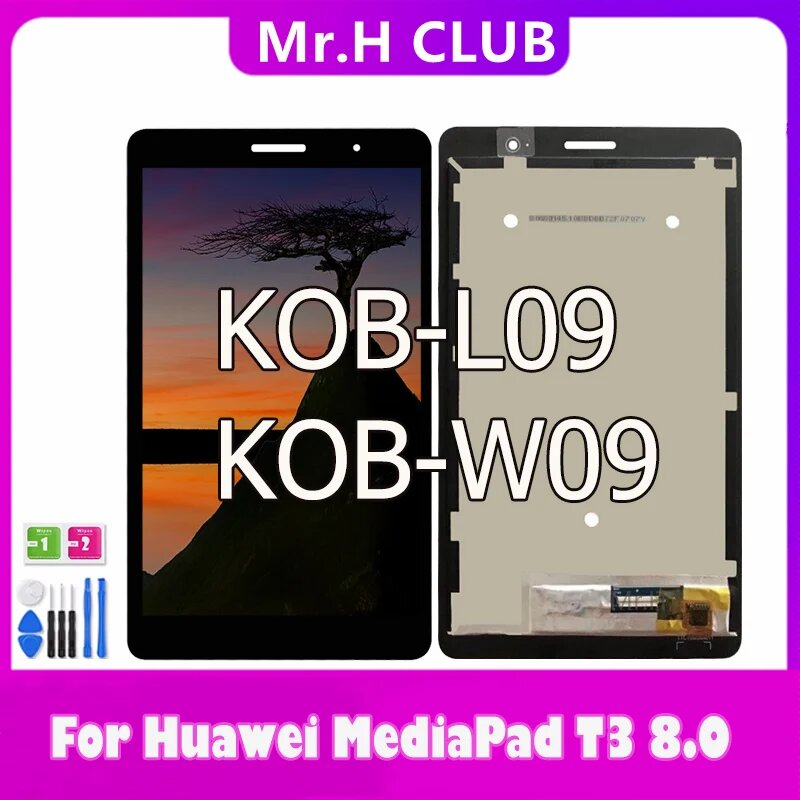 Планшетный ЖК-дисплей YLLMAOO для Huawei Mediapad T3 8 White For T3 8
